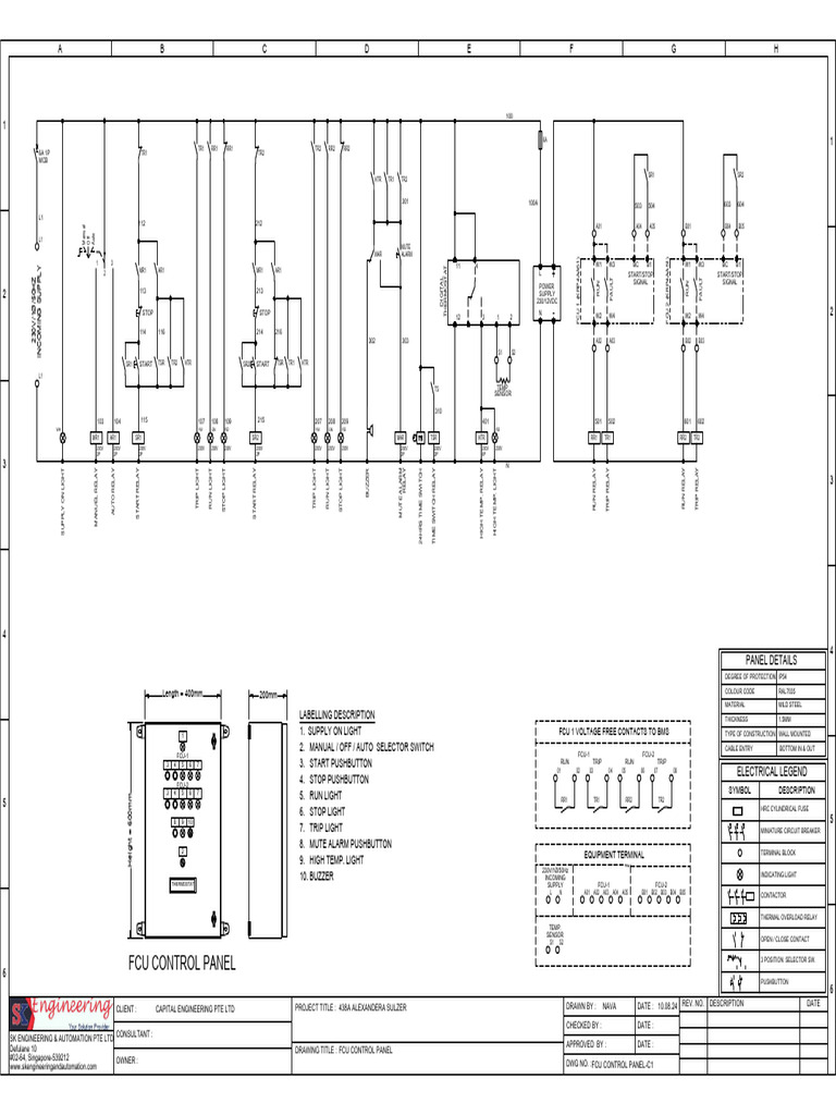 Fcu Control Panel - Capitel Engineering | PDF