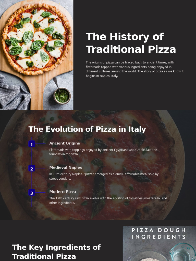 The History of Traditional Pizza | PDF