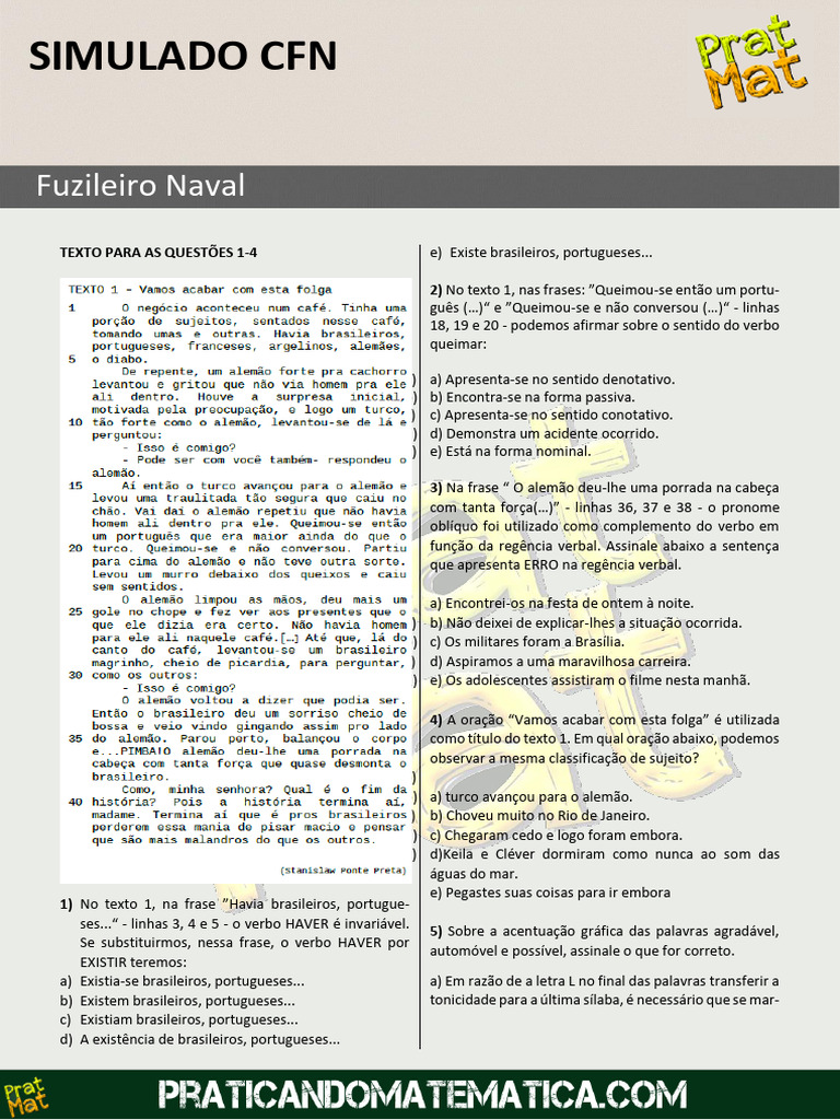 Simulado 01 | PDF