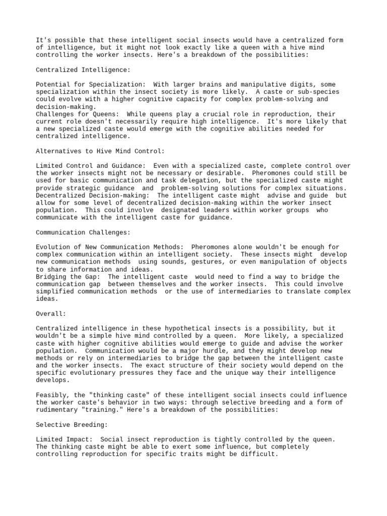 Bugs and Chitin | PDF