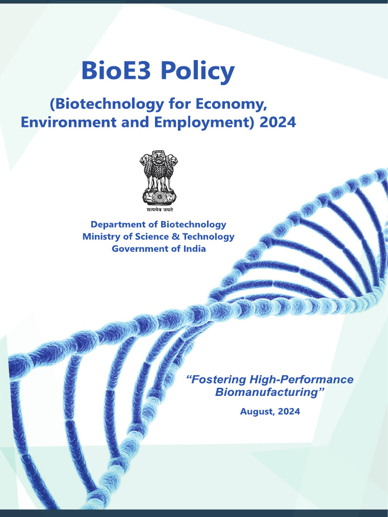 BioE3 Policy | PDF
