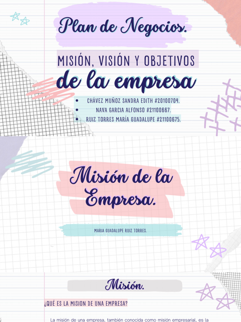 Equipo #3 Mision, Vision y Objetivos | PDF