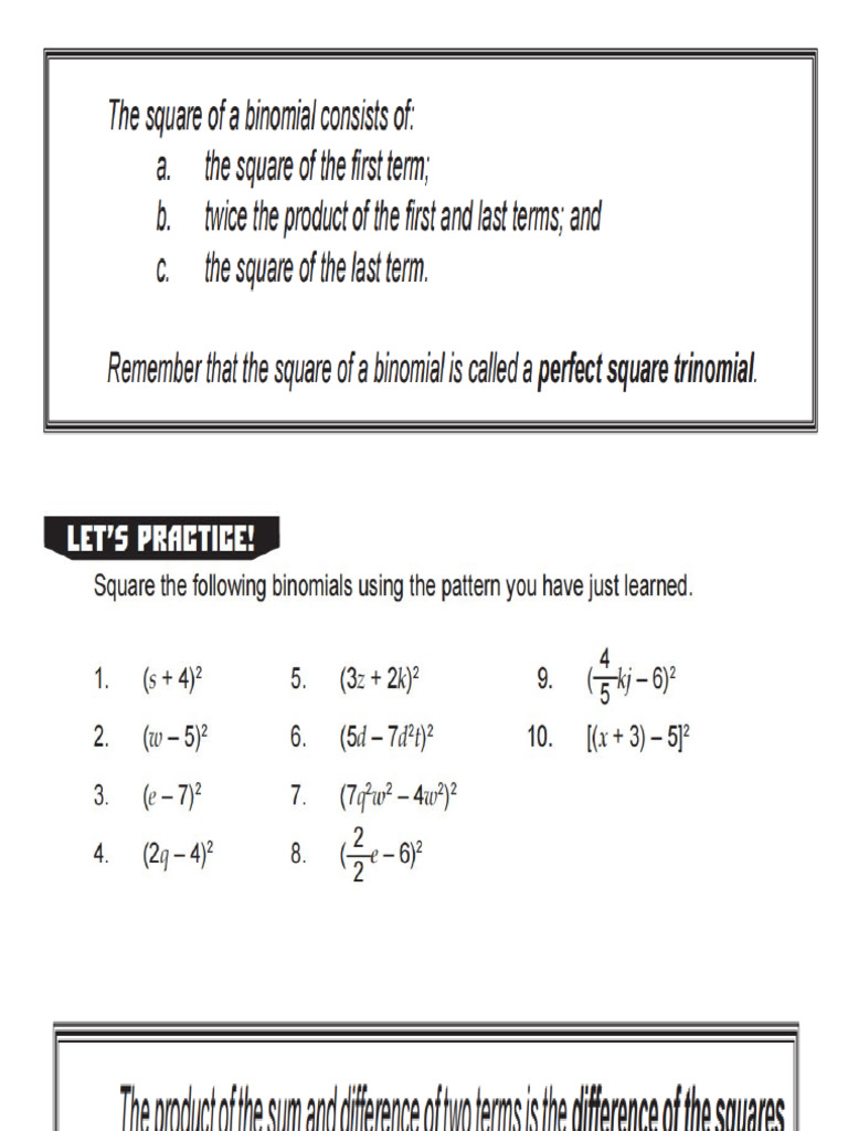 Grade 8 Math Lesson | PDF
