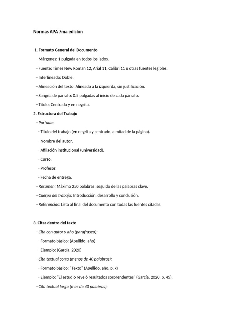 Normas APA 7ma Edición | PDF
