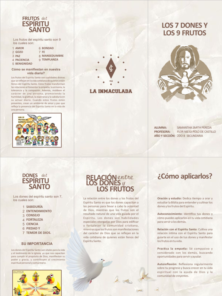 Triptico 7 Dones | PDF