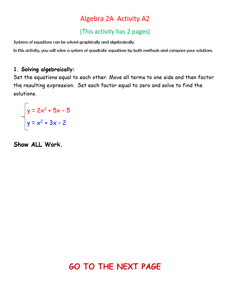 Activity A2 | PDF