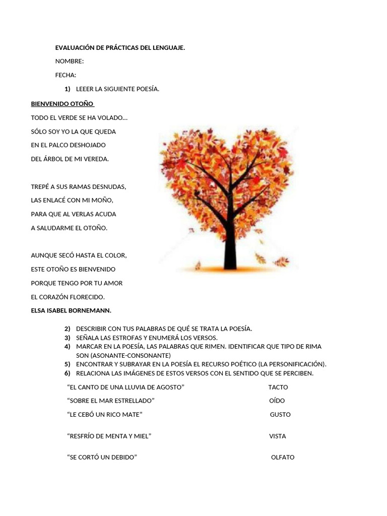 Trabajo Práctico de Prácticas Del Lenguaje (Poesía) | PDF