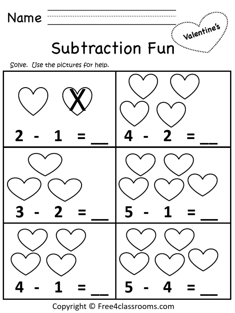 Kindergarten Sub Worksheet | PDF