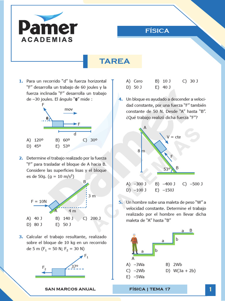 FISICA - Tarea Sem 17 | PDF