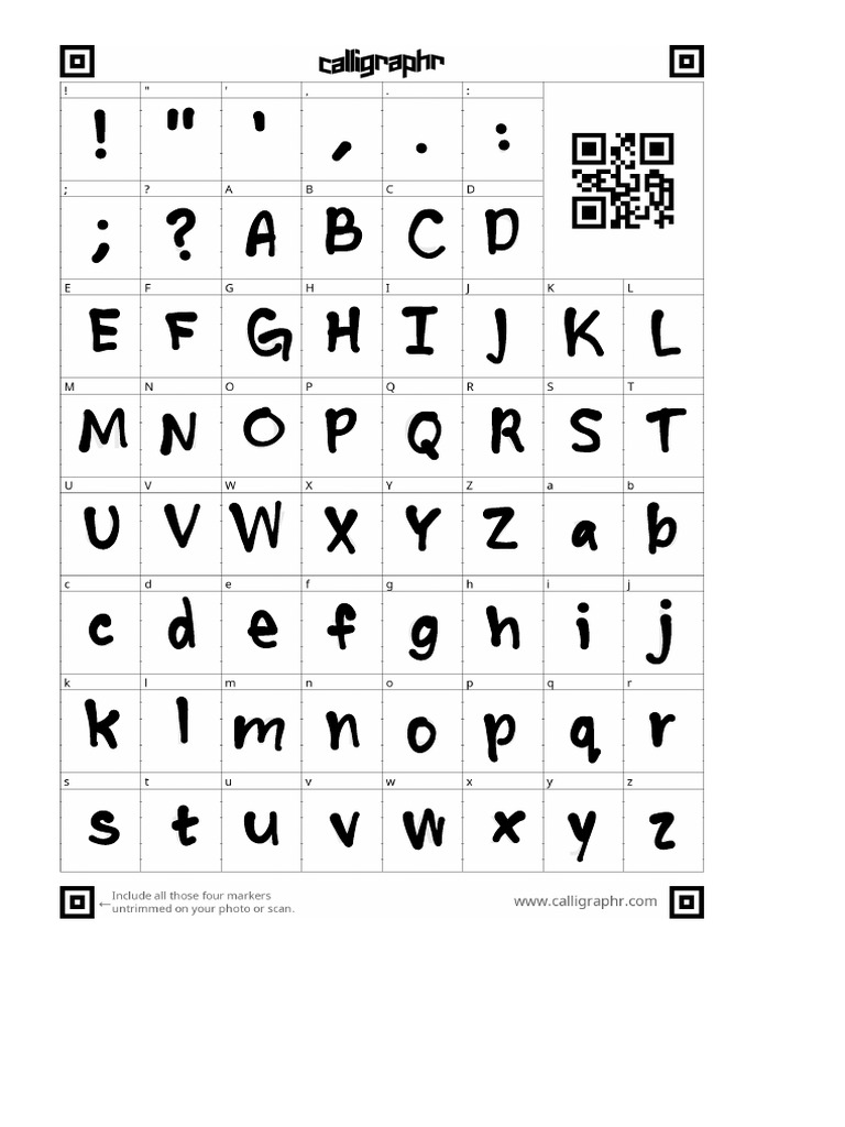 Calligraphr-Template (1) | PDF