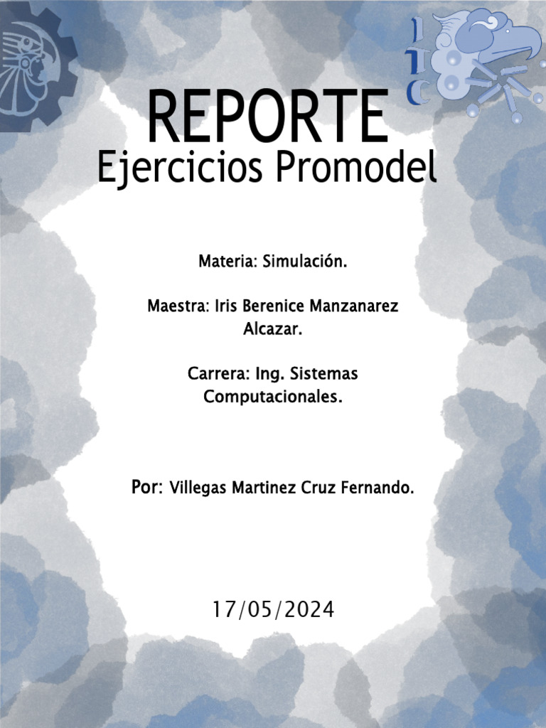 Reporte Ejercicios Promodel | PDF