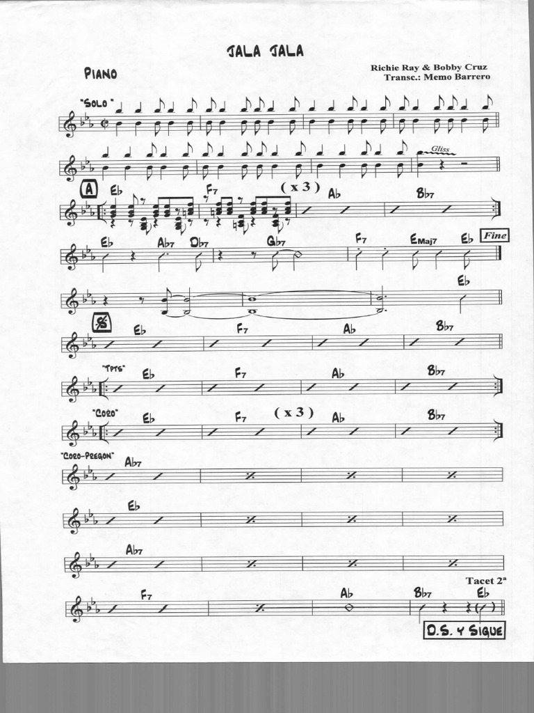 Jala Jala Piano | PDF