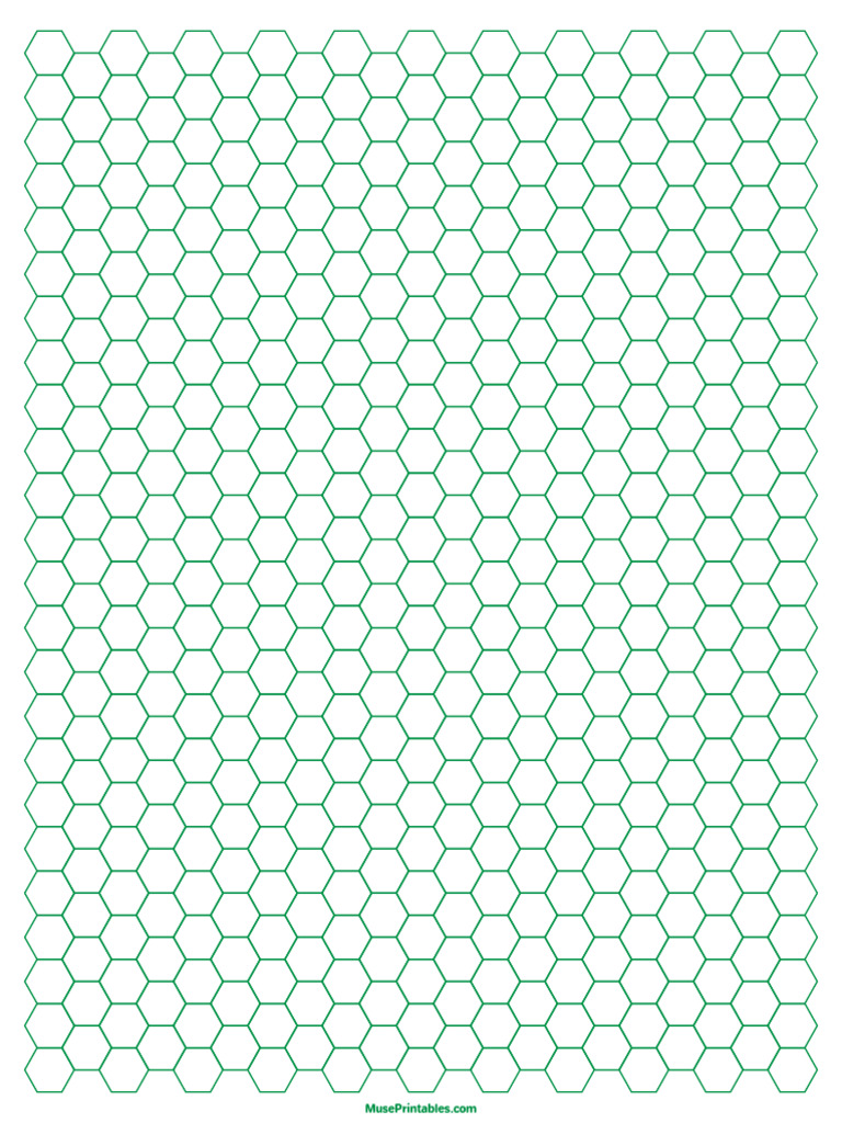 1 4 Inch Green Hexagon Graph Paper Letter Watermarked | PDF 1 4 Inch Green Hexagon Graph Paper Letter Watermarked | PDF