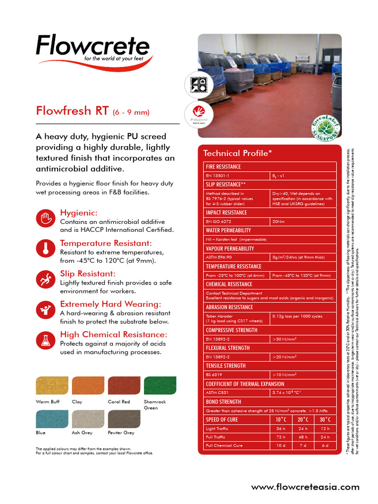 Flowcrete Asia Flowfresh RT | PDF