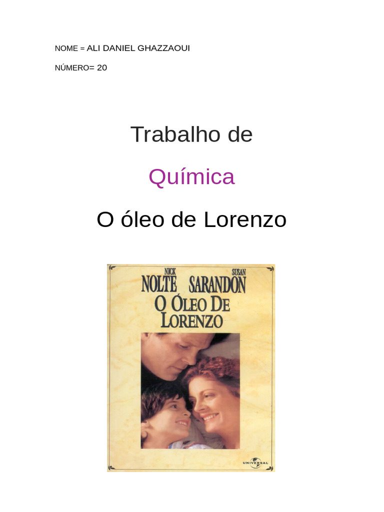 Trabalho De Quimica Ali Daniel Pdf