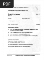 English Paper 1 June 2024 Pdf