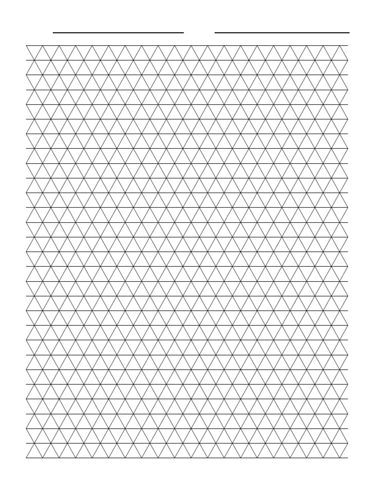 Free Isometric Graph Paper | PDF