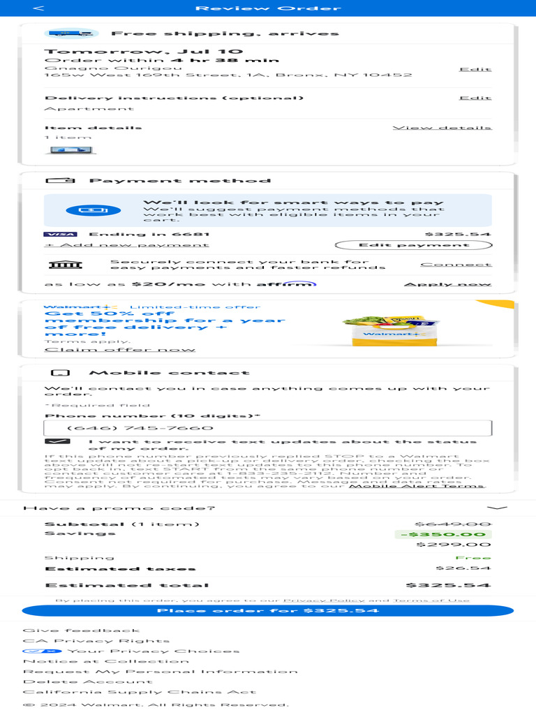 Review Your Order | PDF