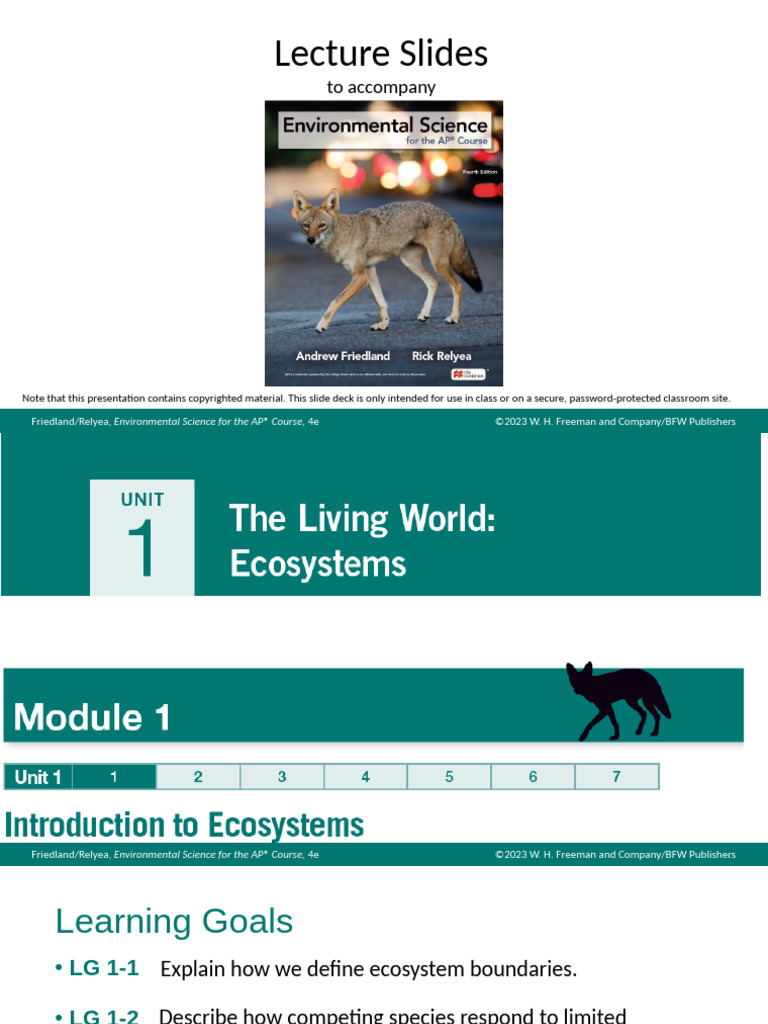 Apes4e Module1 Lecture Slides | PDF