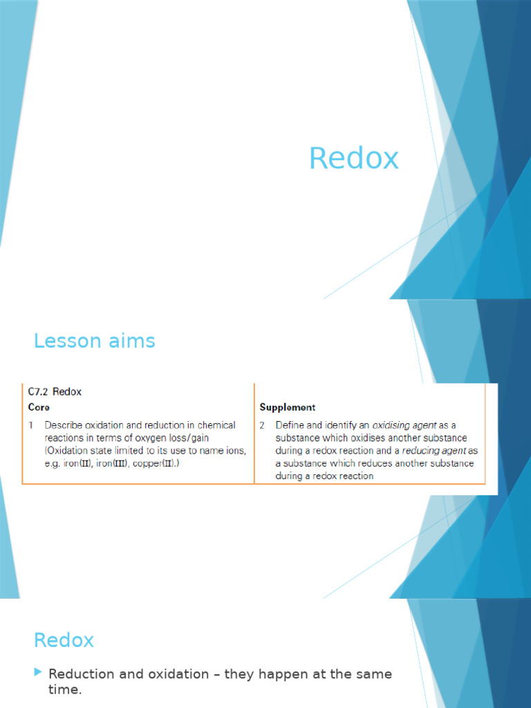 Redox | PDF