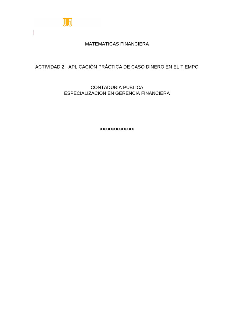 Act2 Matema Financiera | PDF