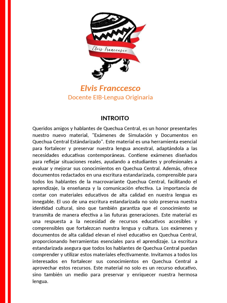Quechua Central | PDF