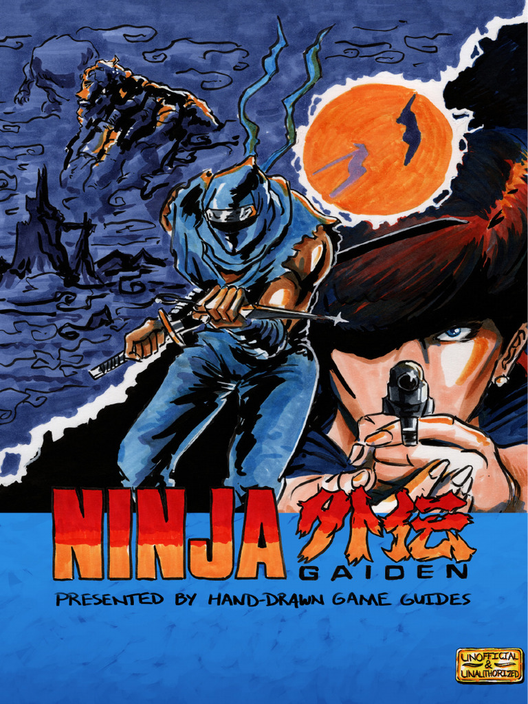 Ninja Gaiden Hand Drawn Game Guide | PDF