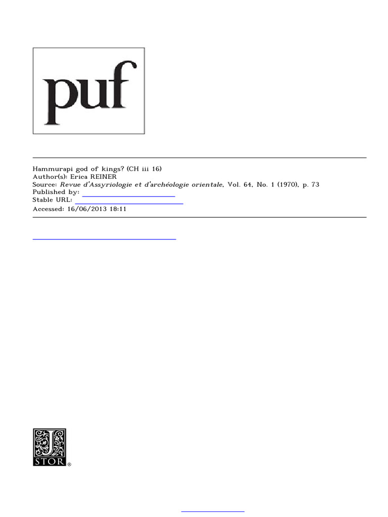 Reiner 1970 RA 64 | PDF