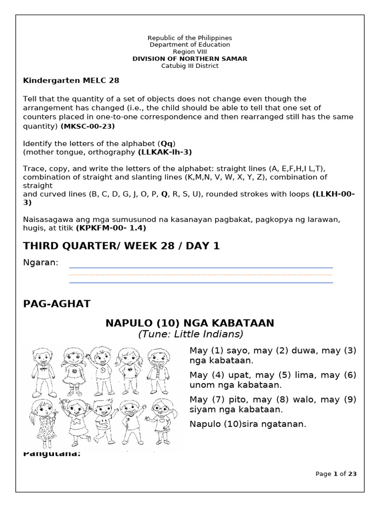 Q3 Week 28 Las | PDF