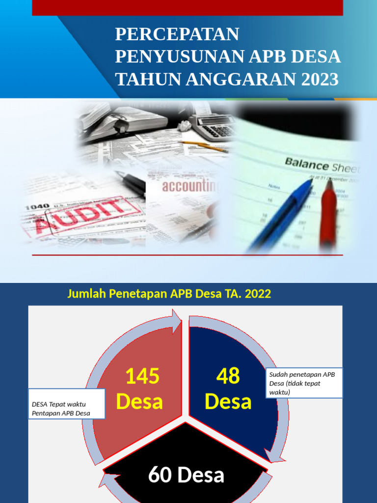 Percepatan Penetapan Apb Desa 2023 | PDF