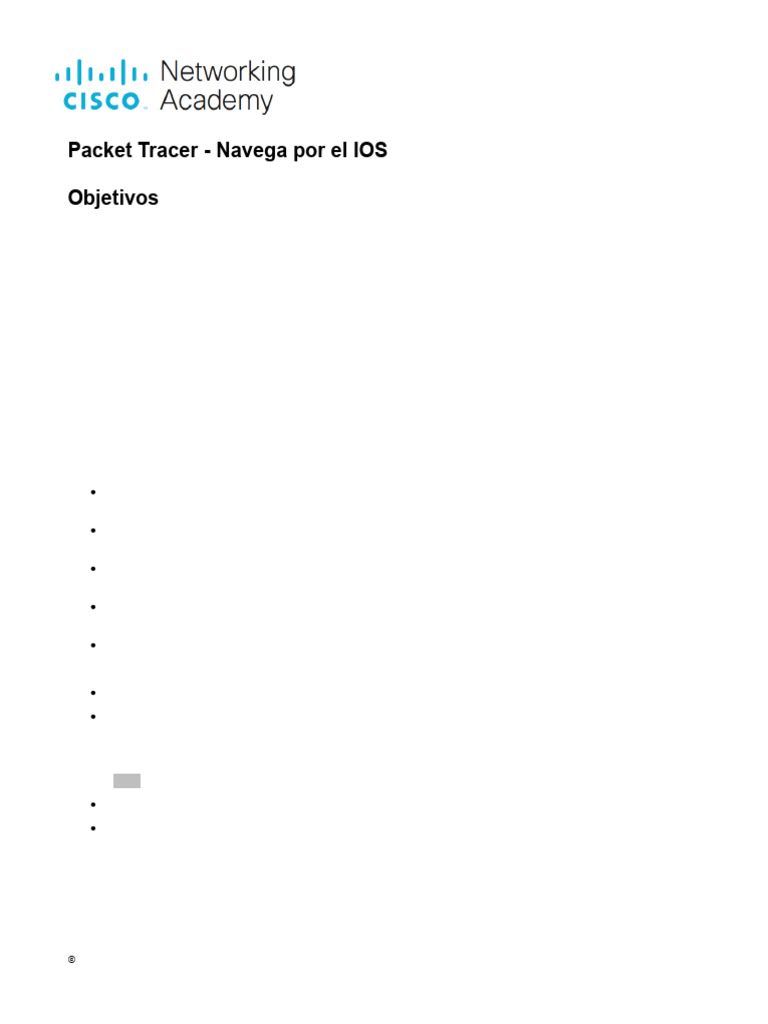 2.3.7 Packet Tracer - Navigate The IOS | PDF