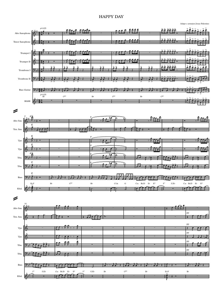 Happy Print Completo - Score and Parts | PDF | Popular Music | Jazz