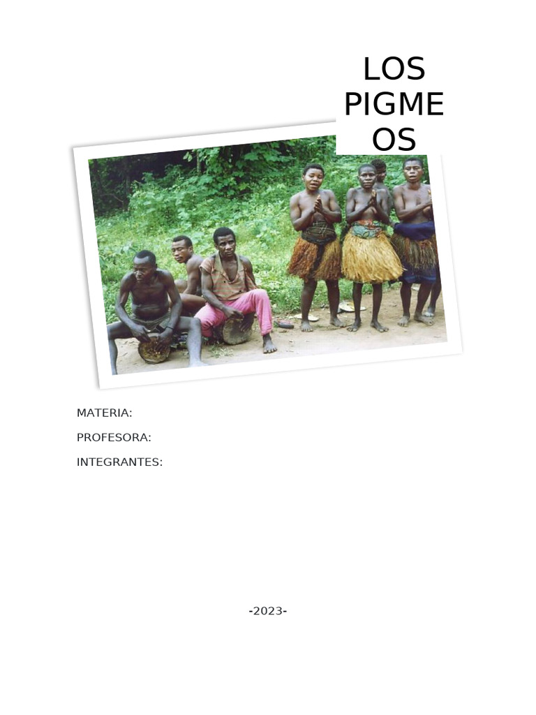Pigmeos Africanos | PDF