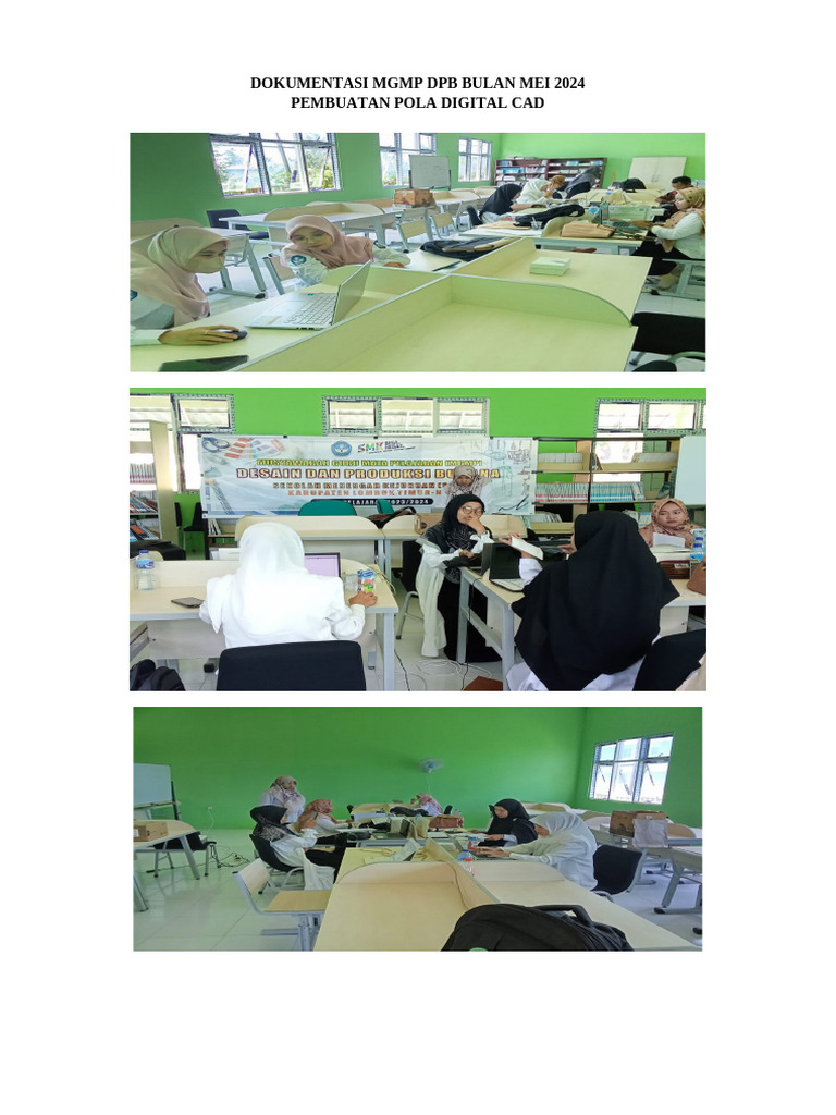 Dokumentasi MGMP DPB Bulan Mei 2024 | PDF