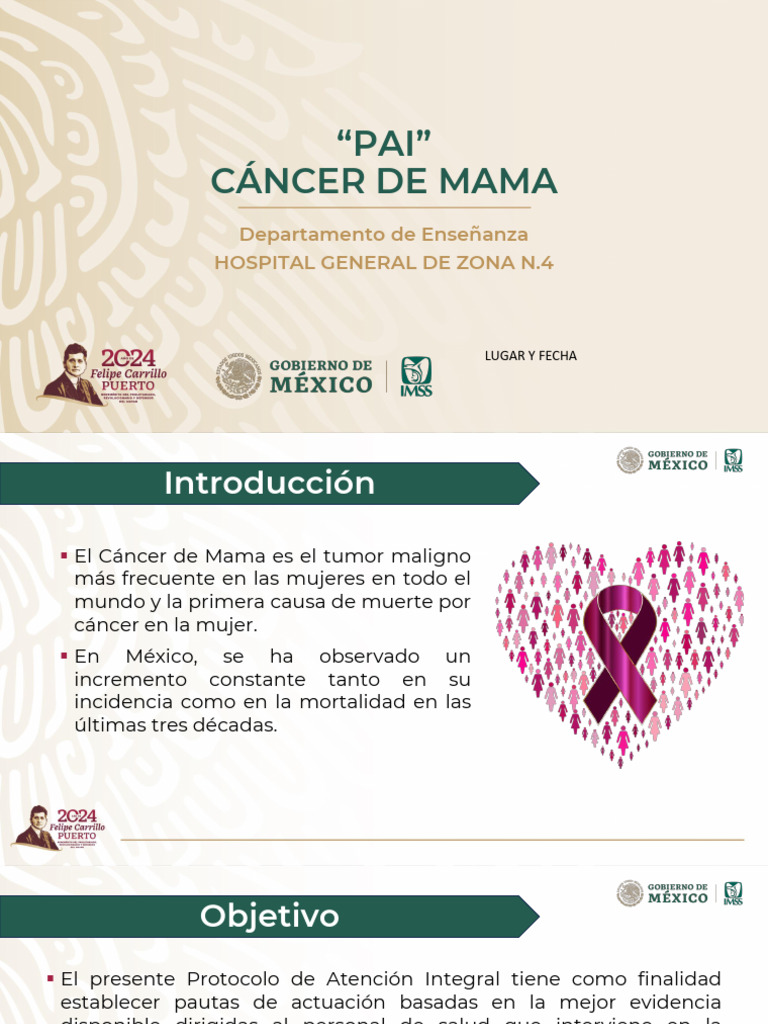 Protocolo de Atención Cáncer de Mama | PDF | Cáncer de mama | Cáncer