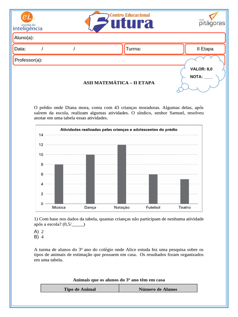 Asii II Etapa Matematica Adaptada | PDF