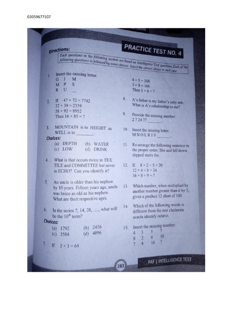 Paf (GDP) Complete Preparation (1) - 1 | PDF