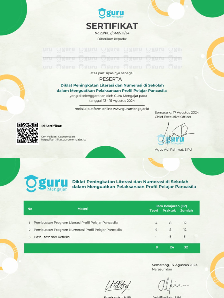 Sertifikat S29 050773 | PDF