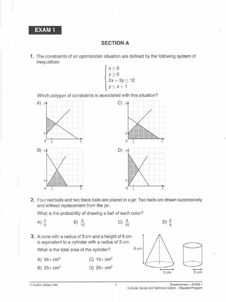 Exam-1 Math3000 cst5 | PDF