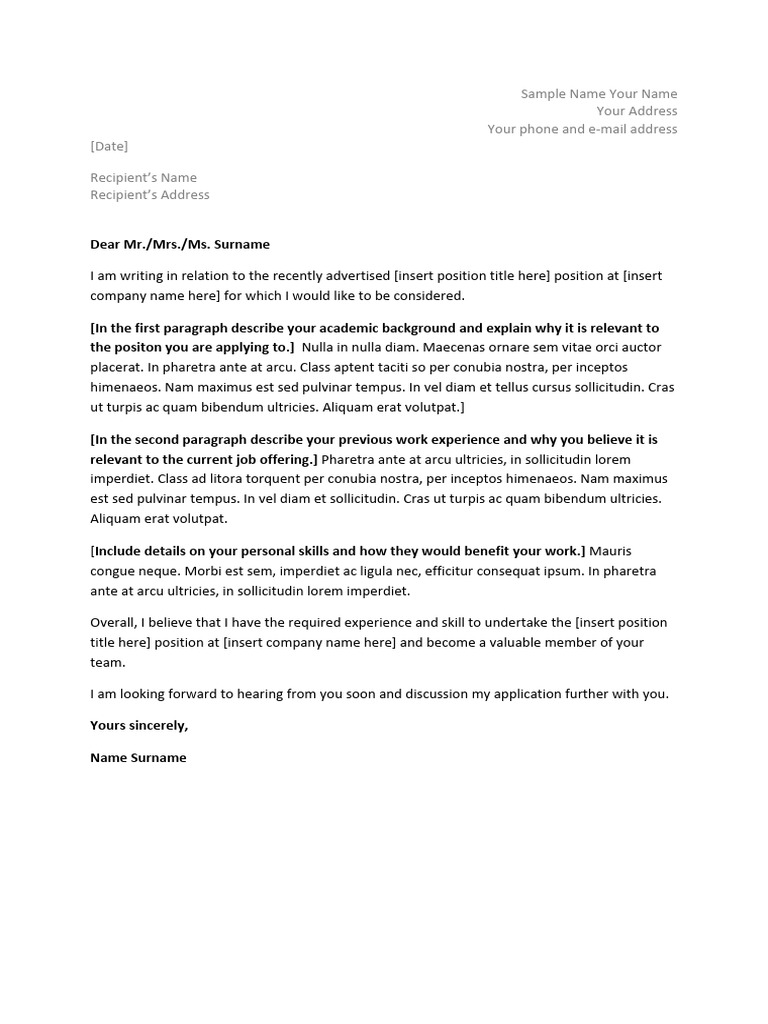 Sample Name Your Name | PDF