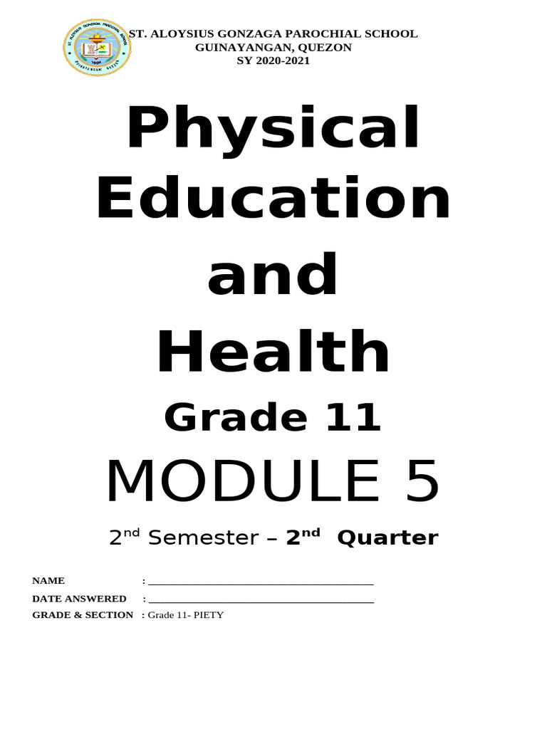 PE 2 MODULE 5 Ok | PDF