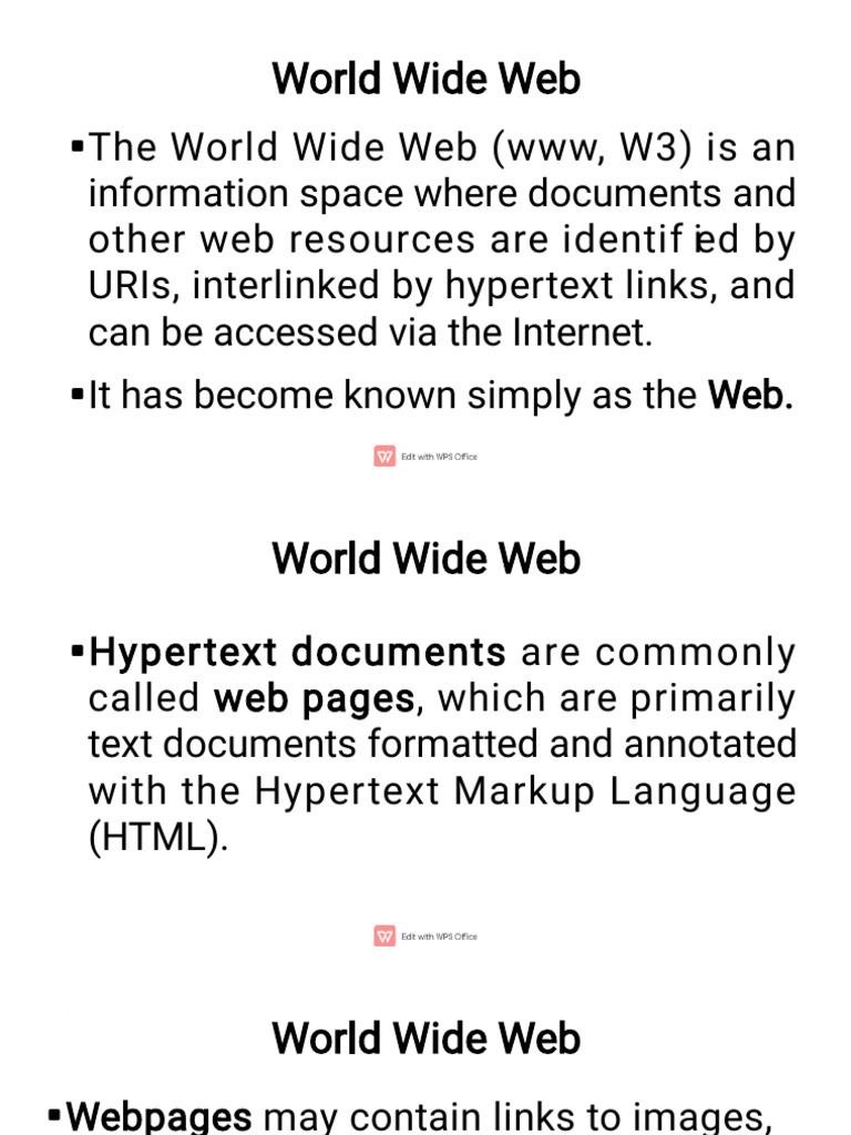 World Wide Web | PDF