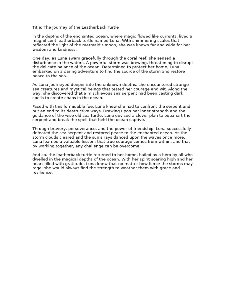 Cuento En Ingles Pdf