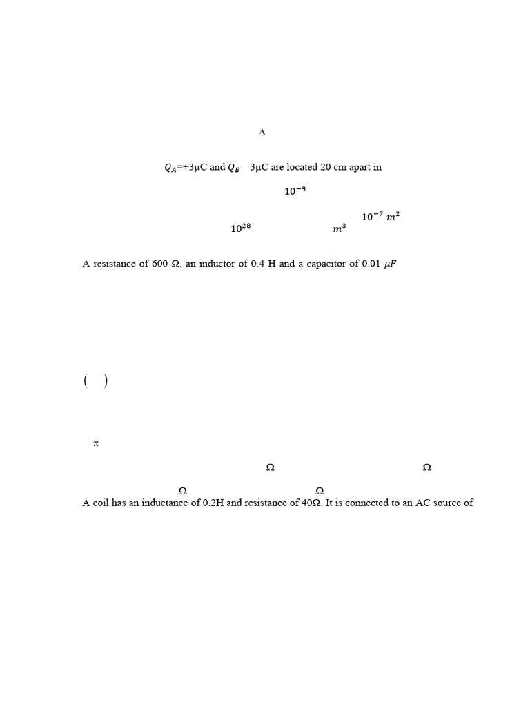Problems For Practice-2024-Problems Only | PDF