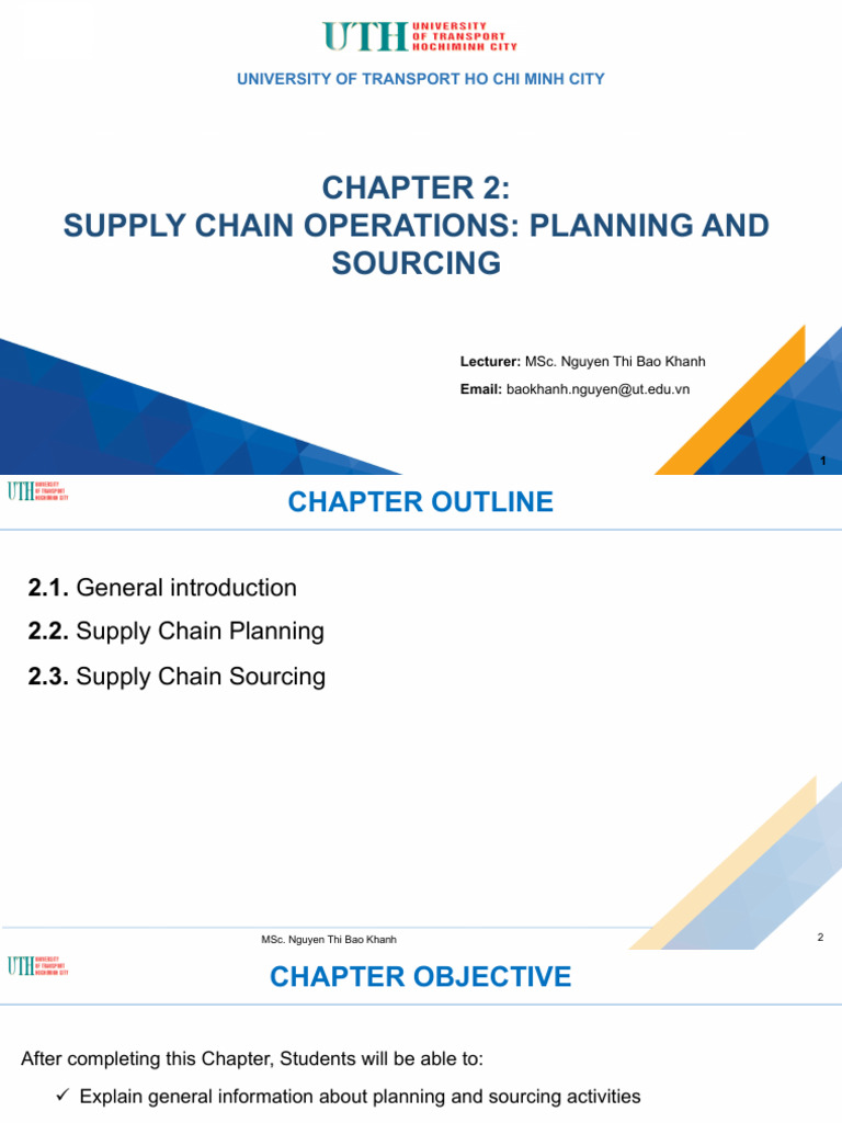 Supply Chain Planning and Sourcing Guide | PDF | Forecasting | Time Series