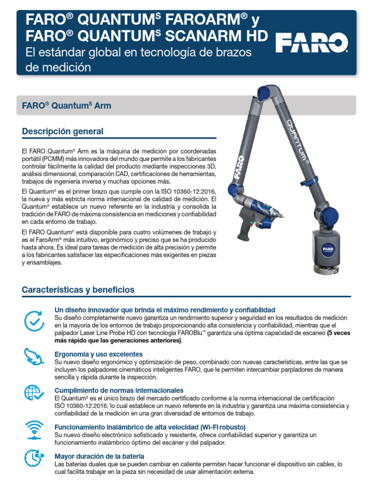 Faro Quantum S | PDF