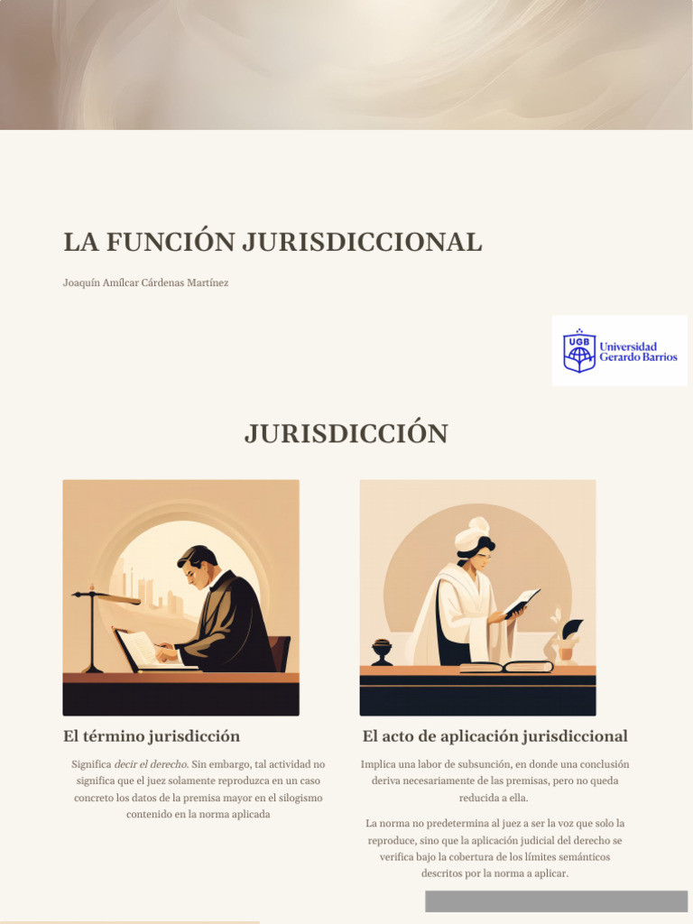 La Funcion Jurisdiccional. | PDF