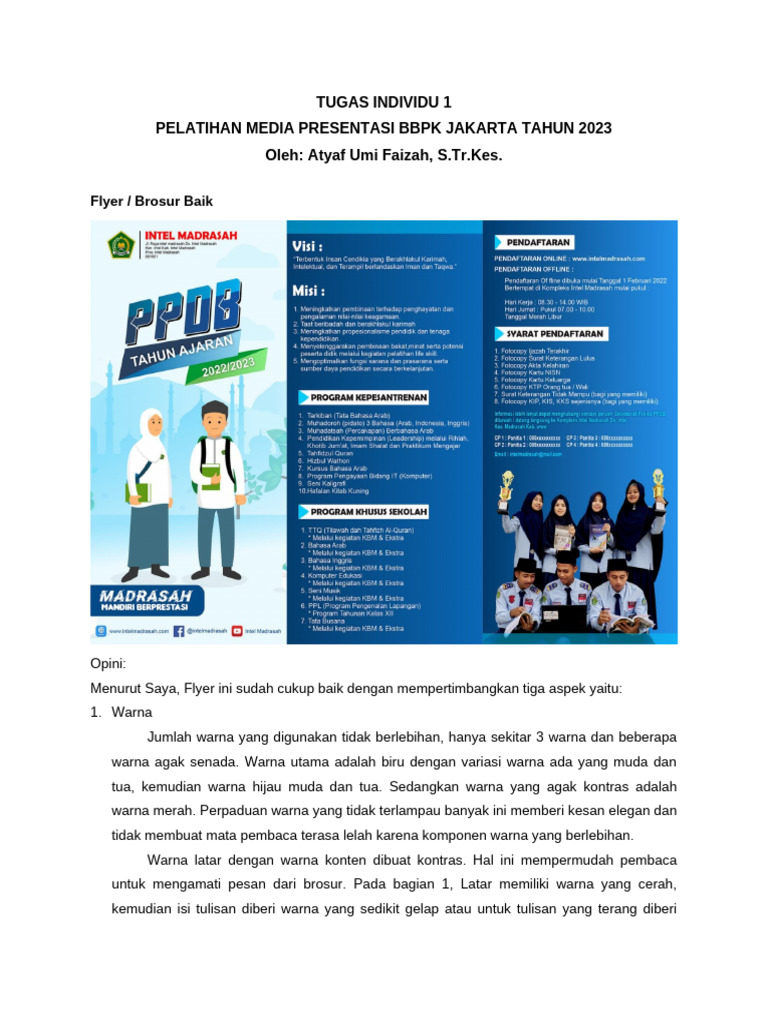 TUGAS INDIVIDU 1 - Atyaf Umi Faizah | PDF