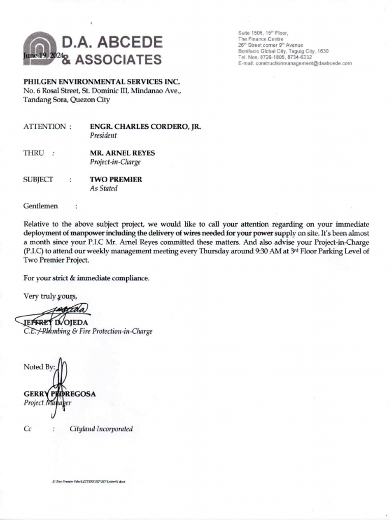 Philgen Letter | PDF