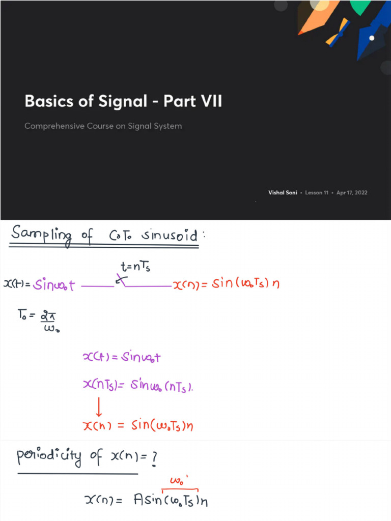 10.basics of Signal Part VII | PDF